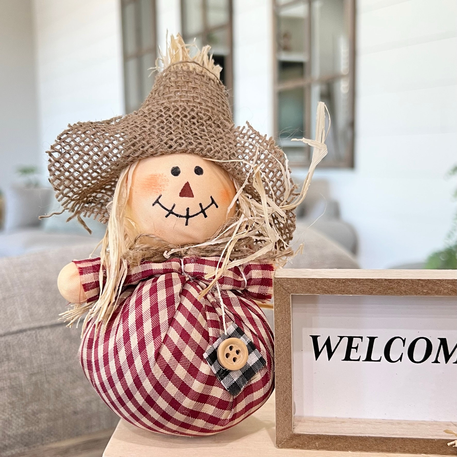 Mini Scarecrows, Tiered Tray Decor, Autumn Decor, Thanksgiving Decor ...