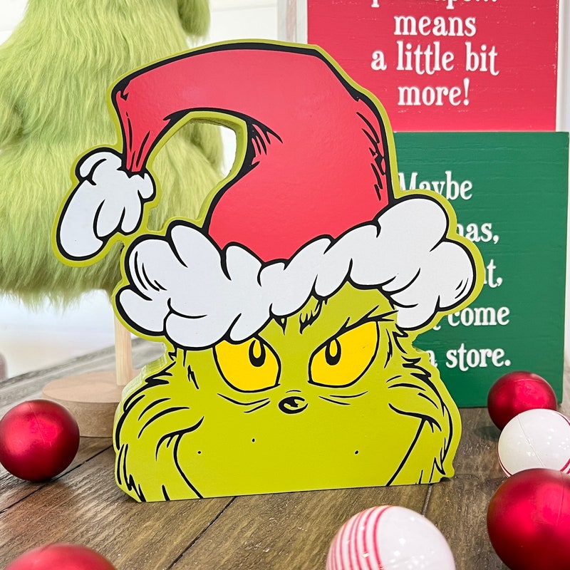 Grinch Peeker - Etsy