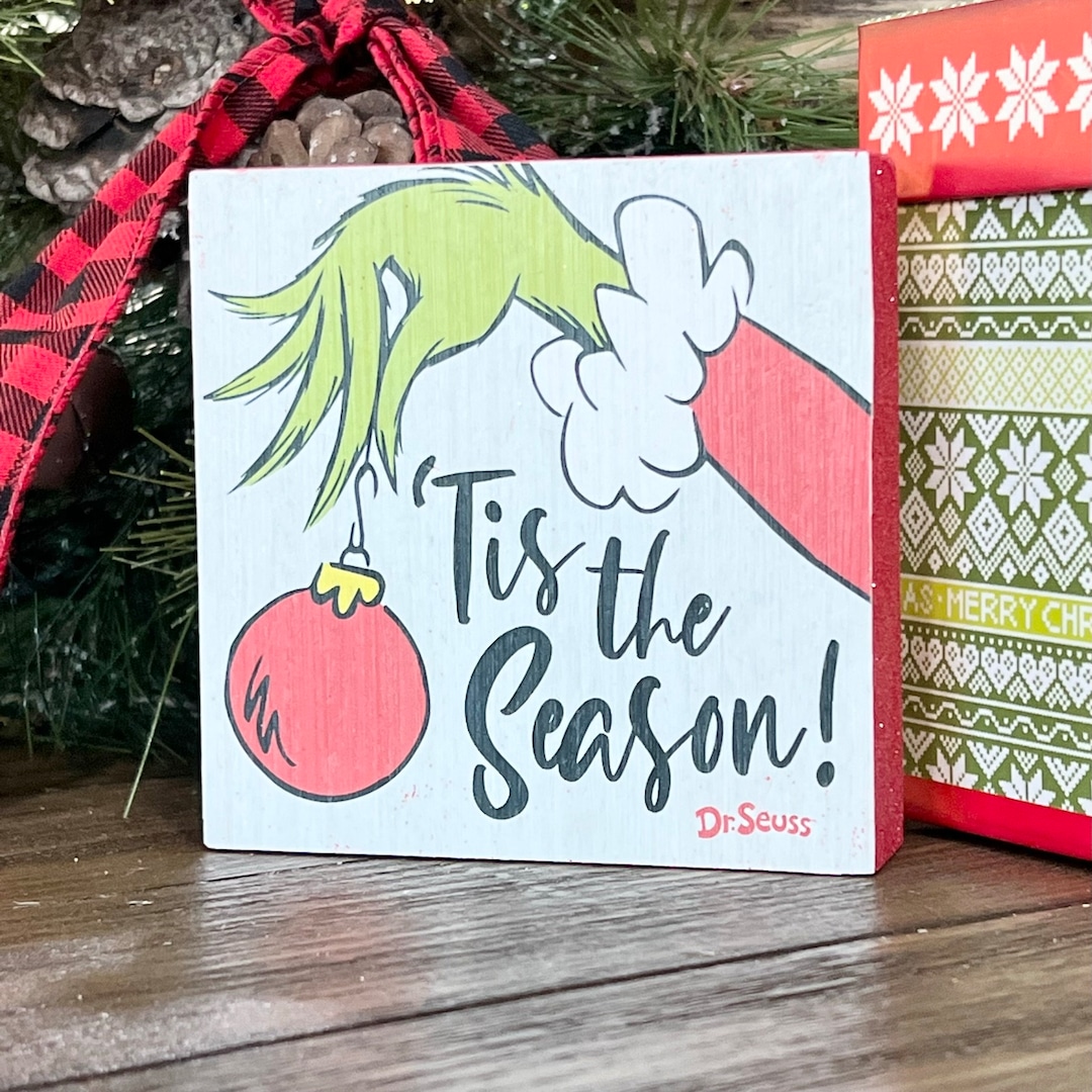 Grinch Decor, Grinch Wooden Sign, Grinch Christmas Decor, Christmas ...