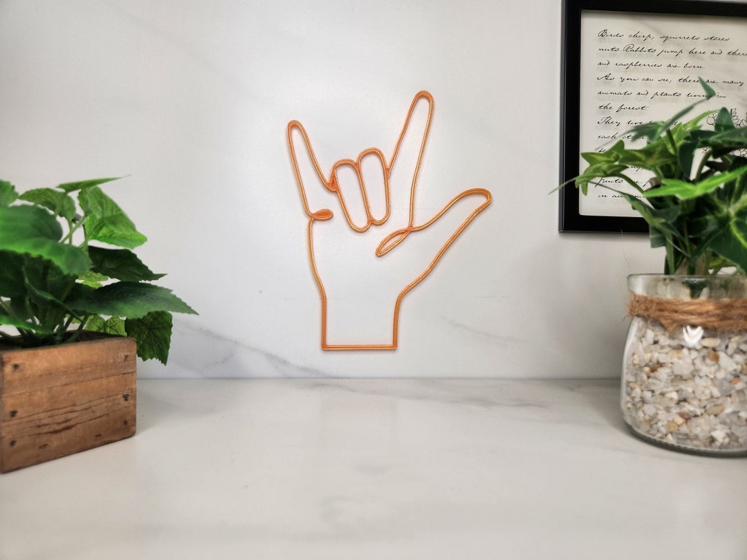 I Love You Hand Sign. I Love You Sign Language Symbol. Sign - Etsy