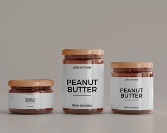 Wrap Around Jar Label - Etsy