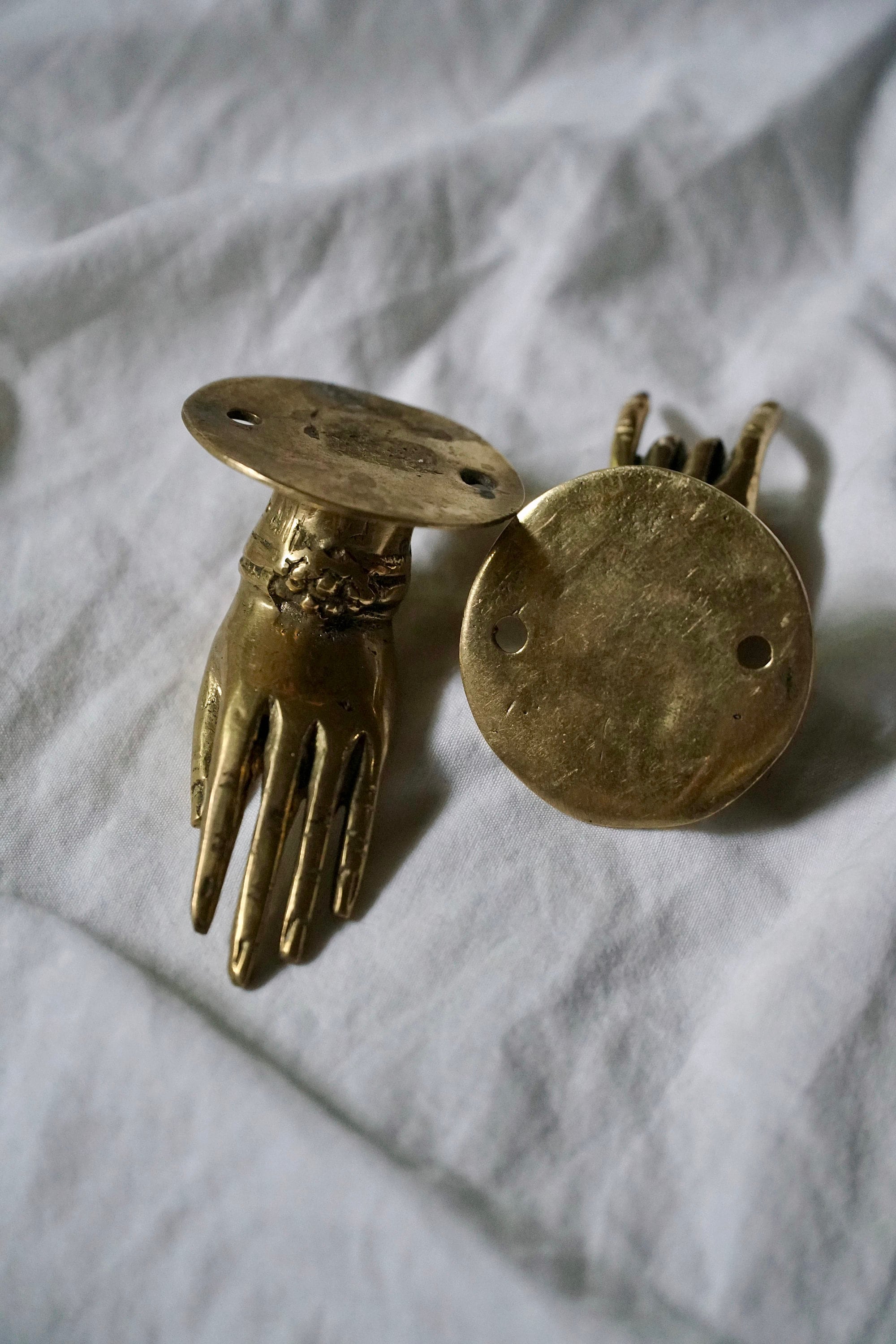 Hooks "bali Hand"/ Bali Brass Home Decor, Wall Decor, Towel Rack, Chest ...