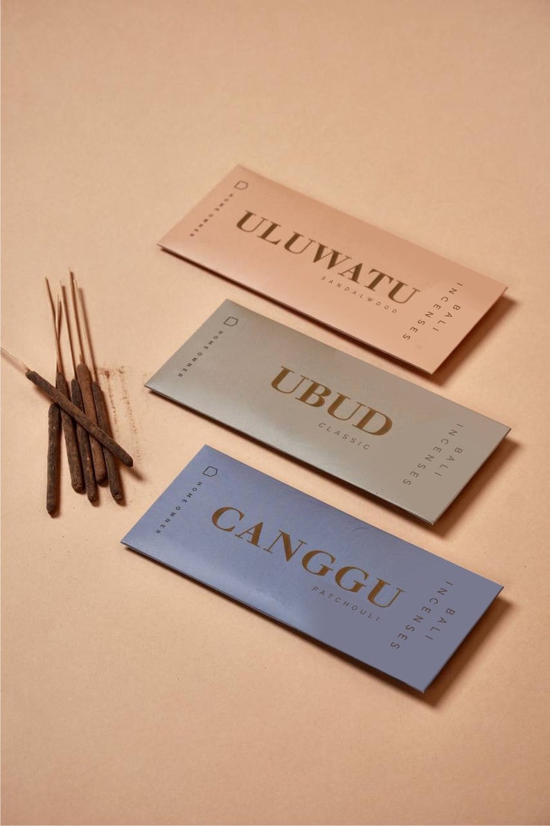 Natural Bali Incense Sticks With Honey / UBUD - Handmade, Hand Rolled ...