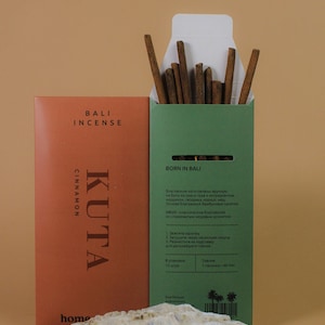 Natural Bali Incense Sticks With Honey / UBUD - Handmade, Hand Rolled ...