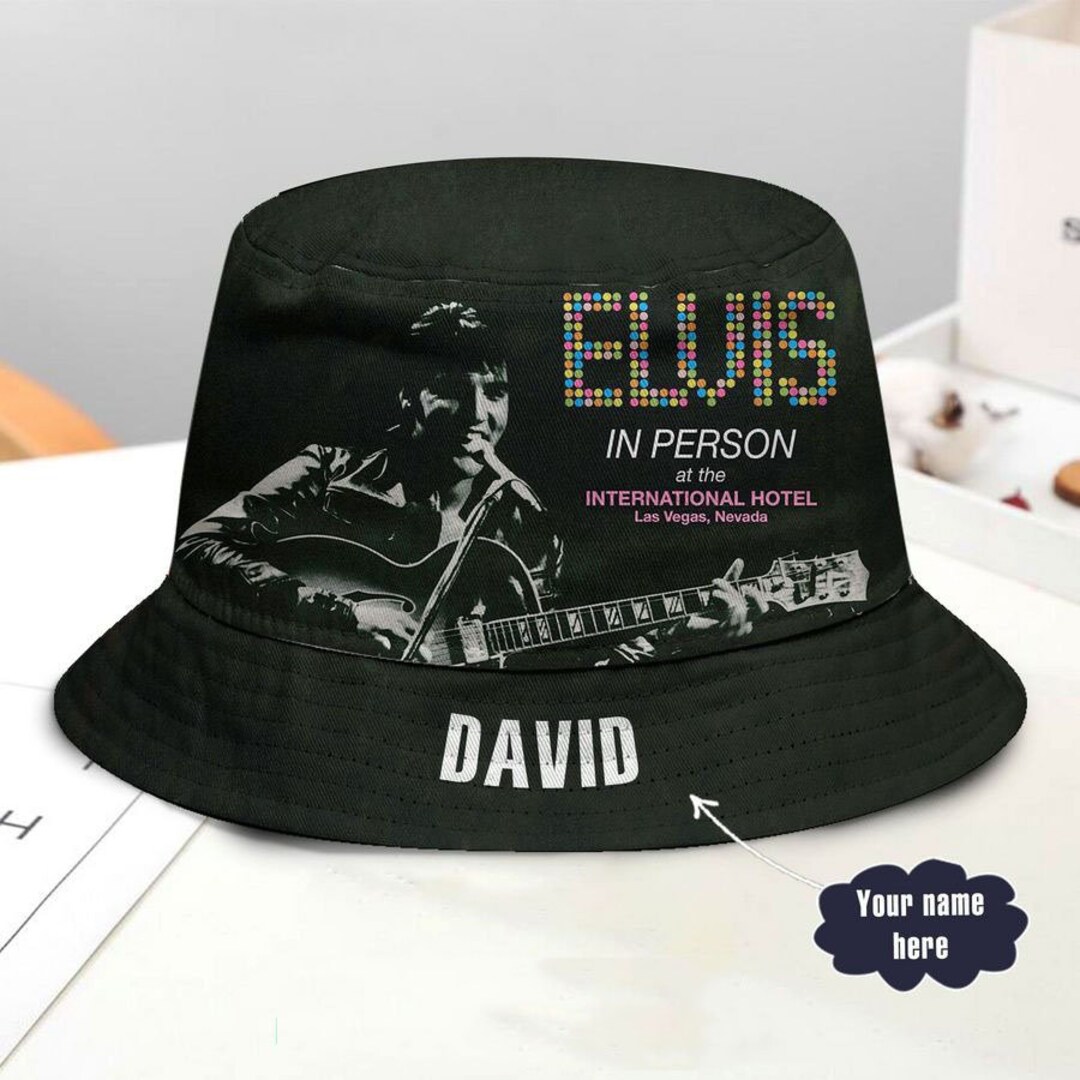 Personalized Elvis Presley Bucket Hat Elvis 3D Cap the King - Etsy