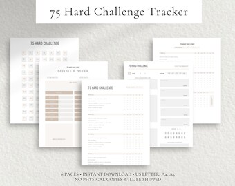 75 Hard Printable - Etsy