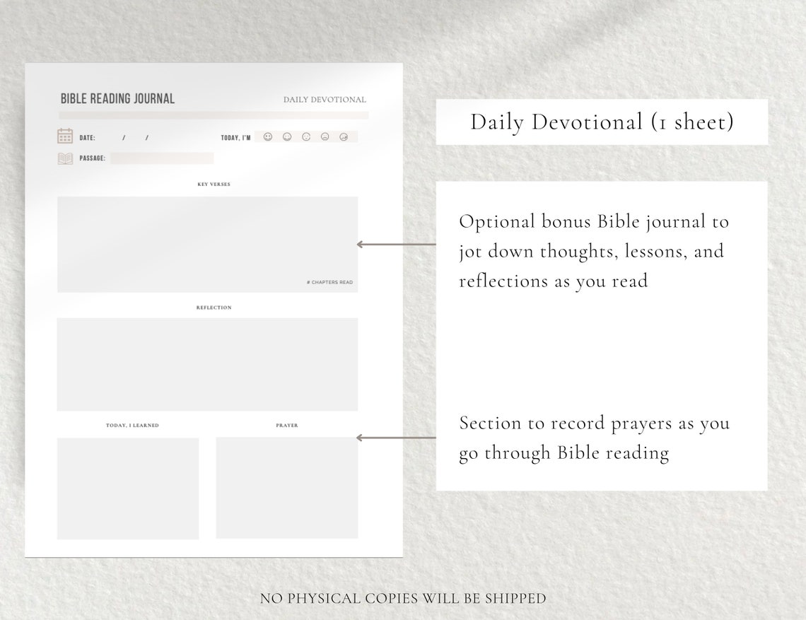Minimalist Bible Reading Tracker, Scripture Reading Chart, Simple Bible ...