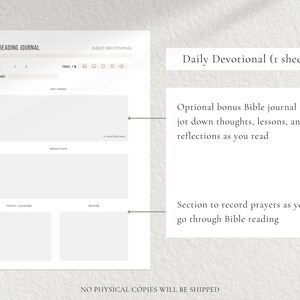 Minimalist Bible Reading Tracker, Scripture Reading Chart, Simple Bible Log, Aesthetic Bible ...
