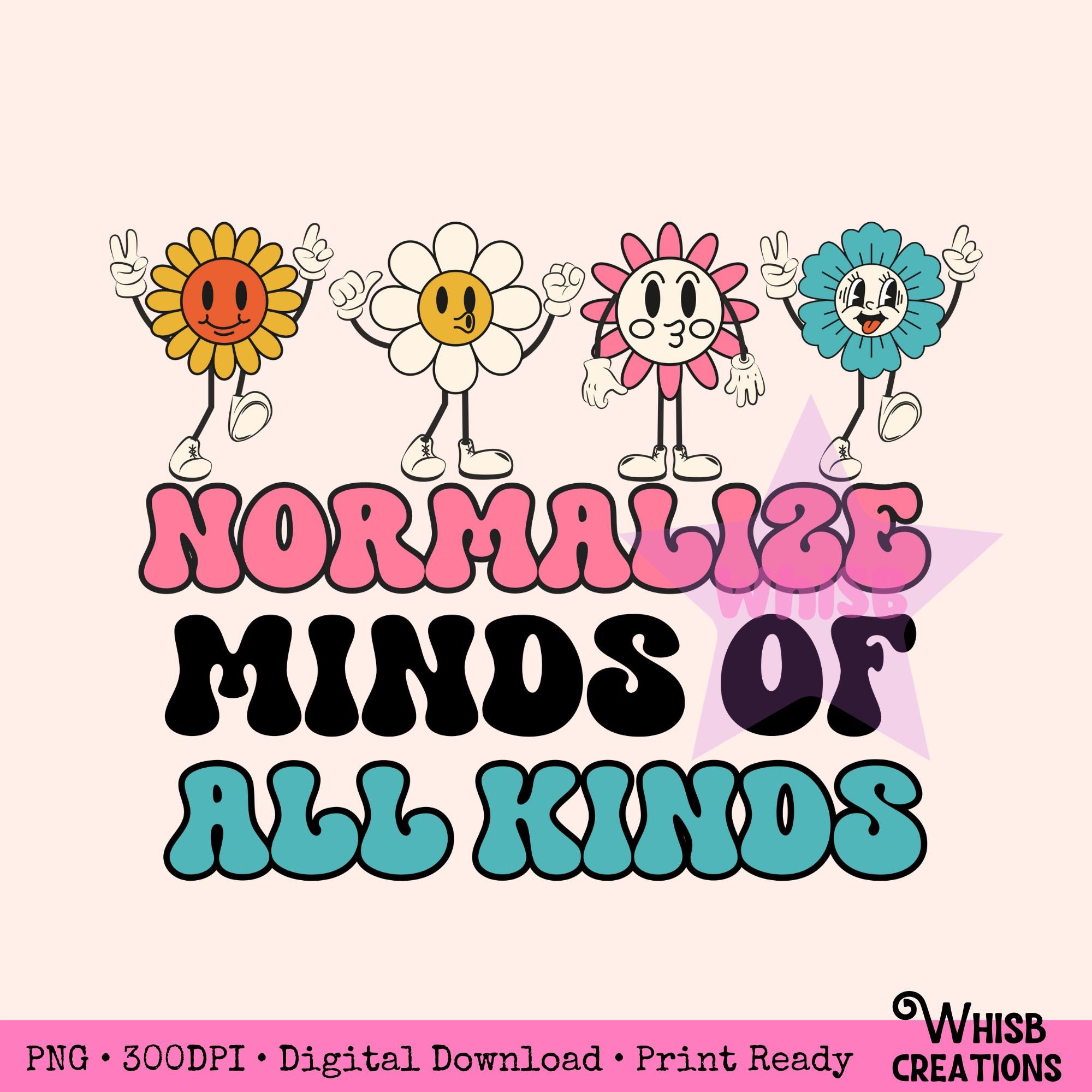 Celebrate Minds of All Kinds Svg, ADHD Png, Autism Png, Neurodivergent ...