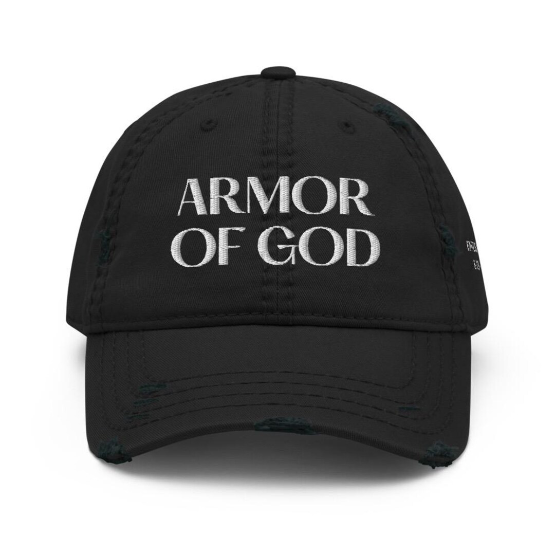 Armor of God Distressed Hat: Christian Hat - Etsy