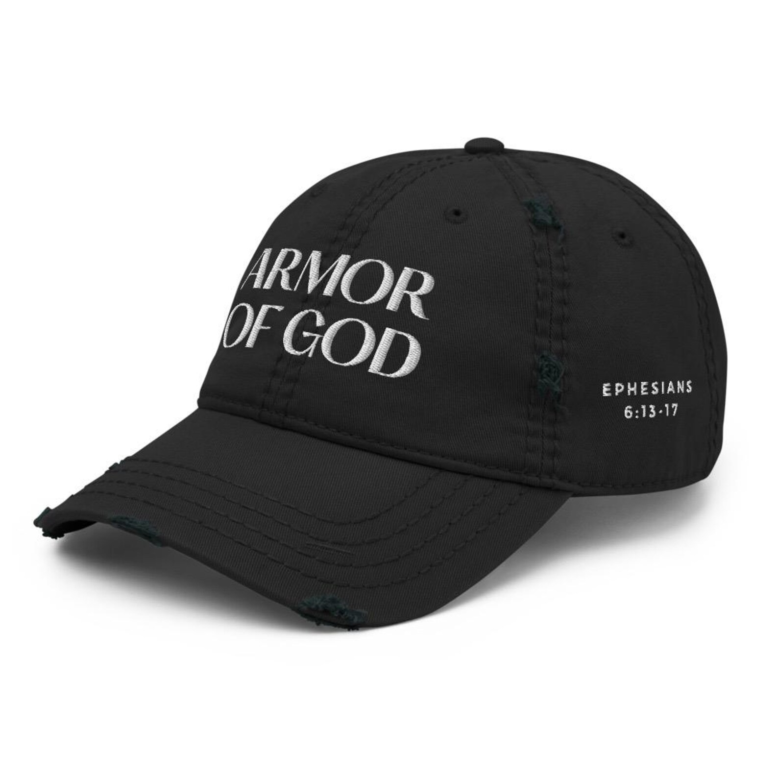 Armor of God Distressed Hat: Christian Hat - Etsy