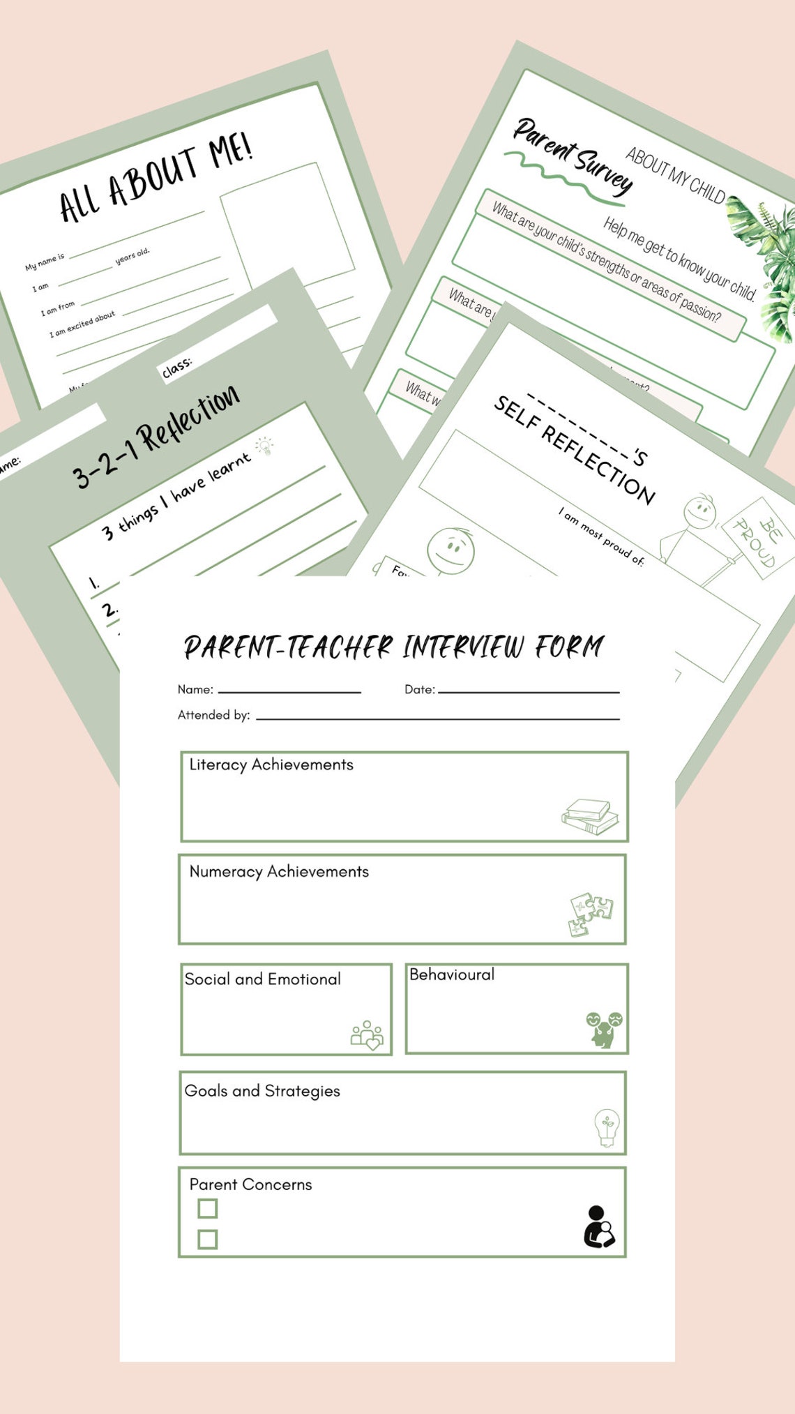 Parent Teacher Conference Pack - Etsy