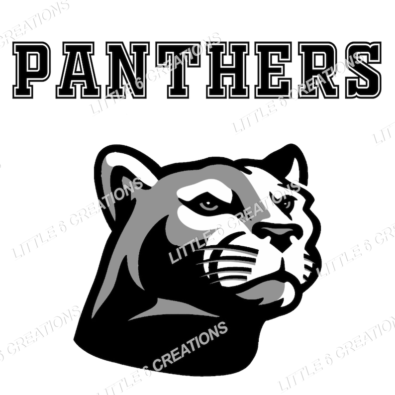 Color Mascot Panthers - PNG - Etsy