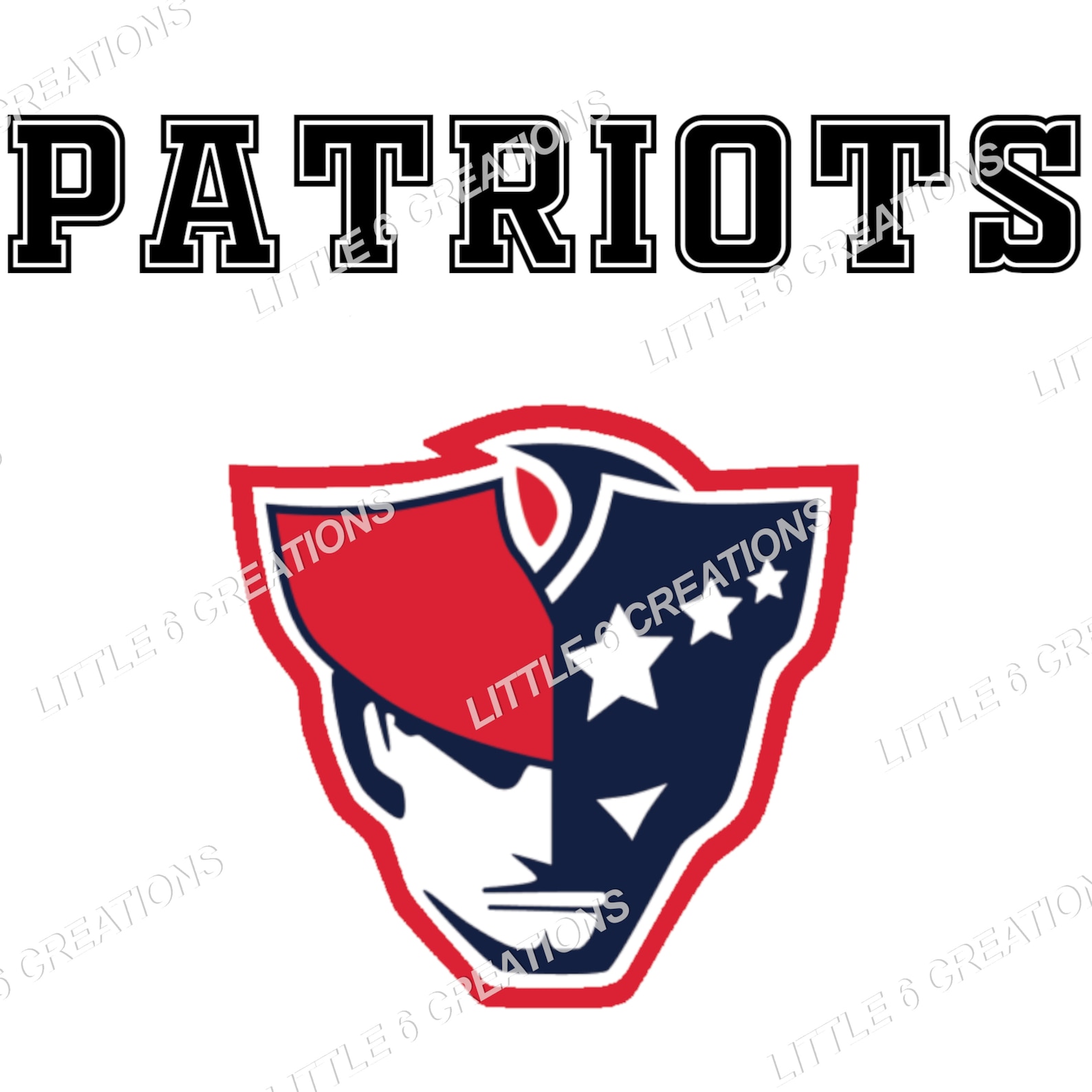 Color Mascot Patriots = PNG - Etsy
