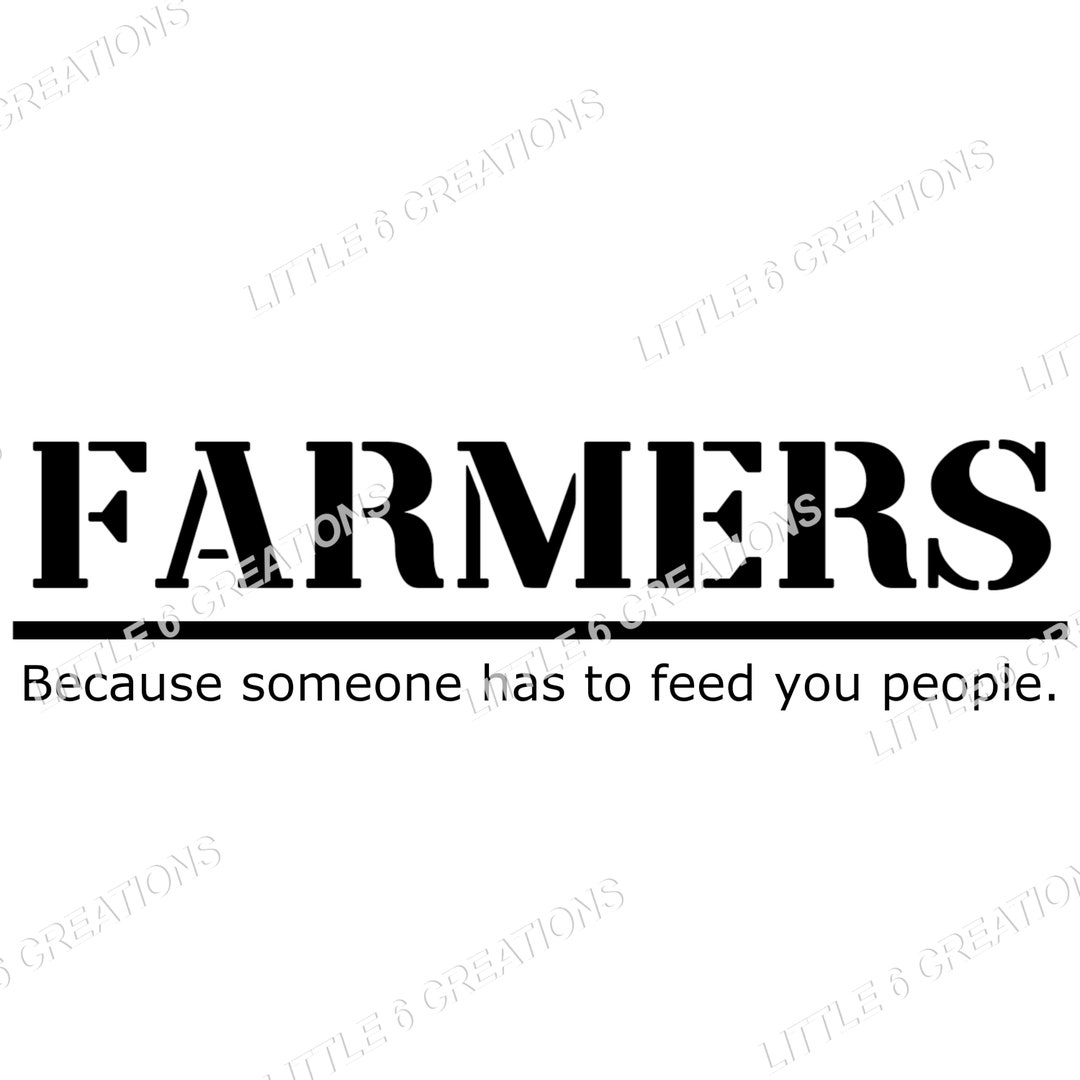 Farmers Feed You People - PNG - Etsy