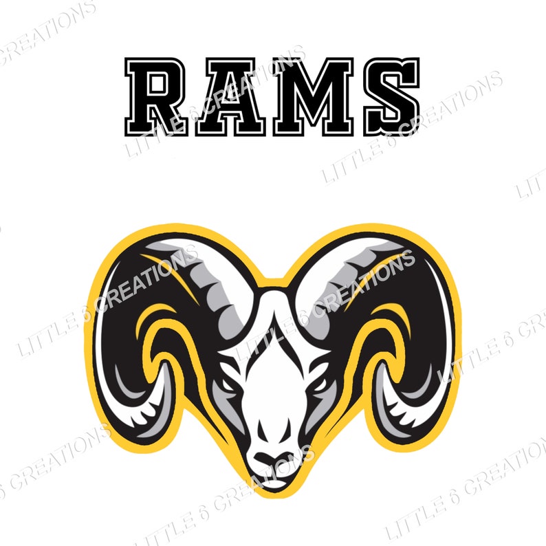 Color Mascot Rams - PNG - Etsy