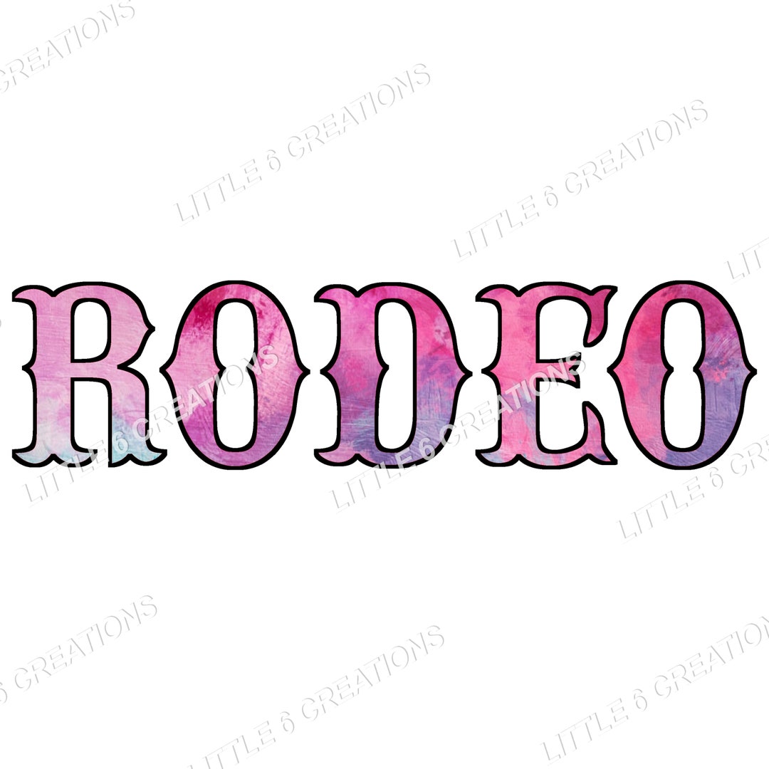 RODEO Pink Blast - PNG - Etsy
