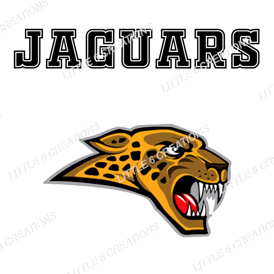 Color Mascot Jaguars - PNG - Etsy