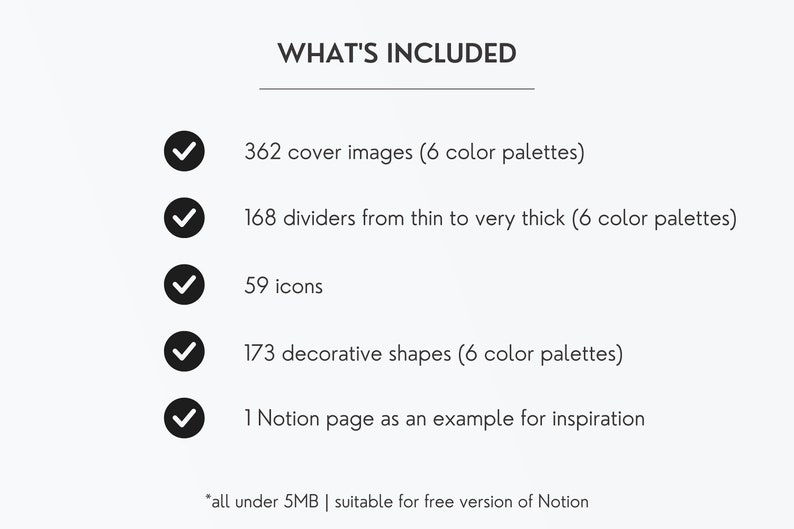 Notion Customization Bundle Notion Icons Notion Covers Notion Dividers Notion Shapes