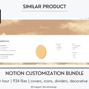 Notion Customization Bundle | Notion Icons, Notion Covers, Notion Dividers, Notion Shapes ...