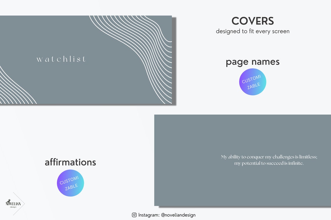 Notion Customization Bundle | Notion Icons, Notion Covers, Notion ...