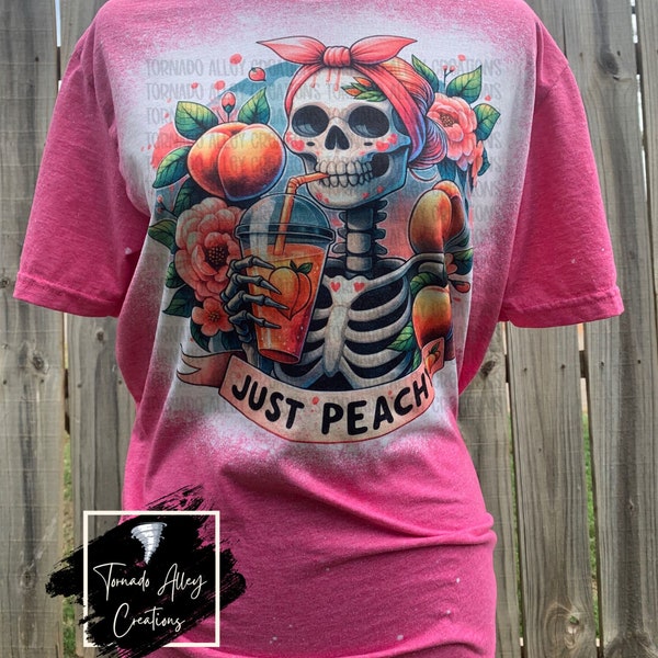 Just Peachy Shirt - Etsy