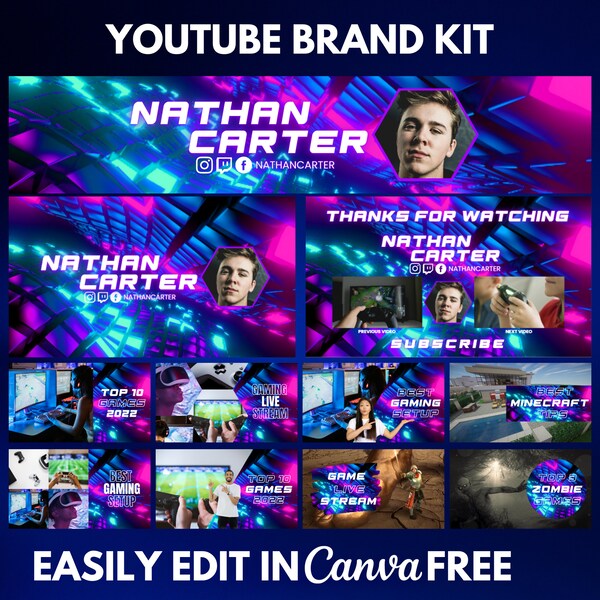 Outro Template - Etsy