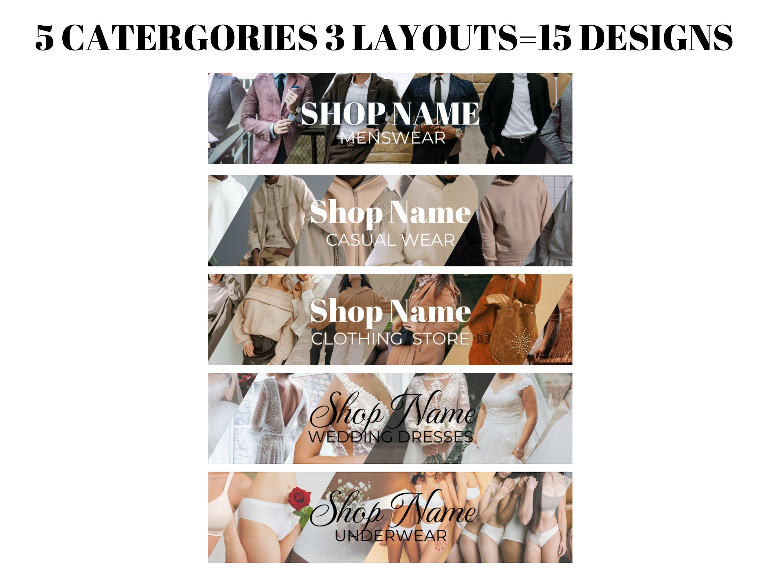 Ebay Banner and Logo Clothing Fashion Sets Ebay Billboard and - Etsy