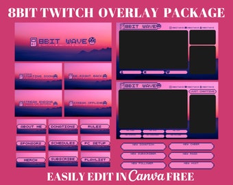 Twitch Scenes 8bit - Etsy