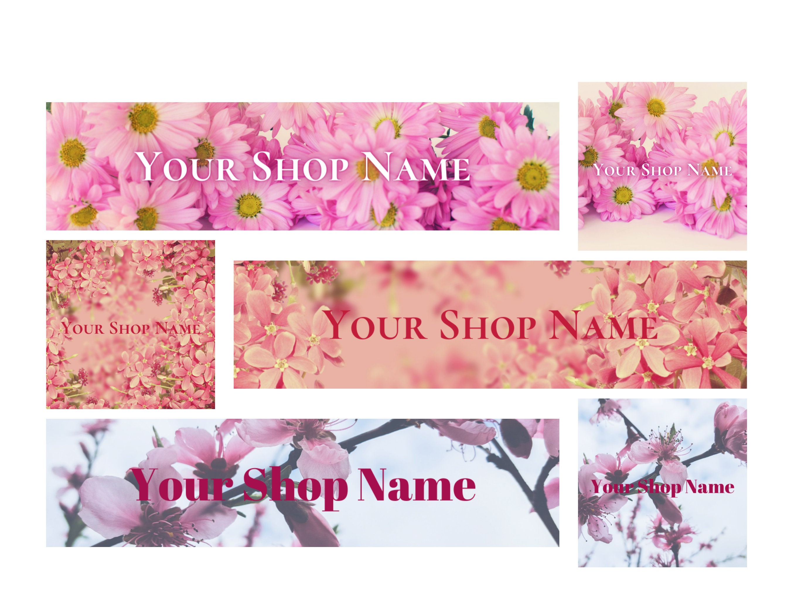 Ebay Banner and Logo Floral Sets, Ebay Billboard and Logo Set, Ebay ...