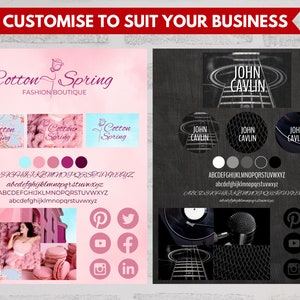 25 Canva Branding Kit Templates Package , DIY Brand Kit Set, Branding ...