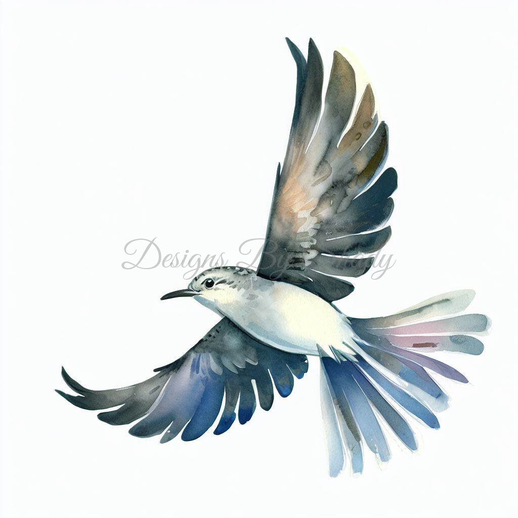 20 Mockingbird Clipart Pngs Stickers, Commercial Use Digital Download ...