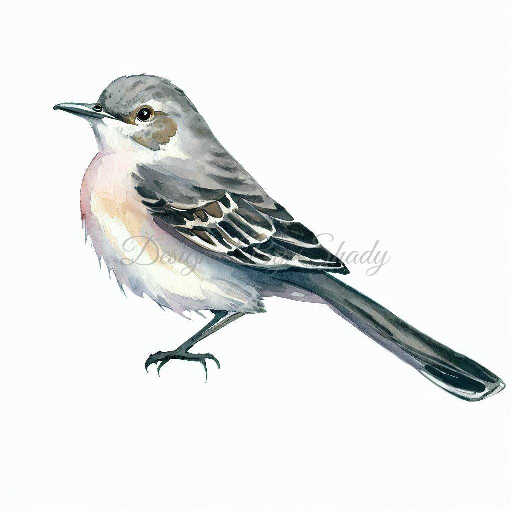 20 Mockingbird Clipart Pngs Stickers, Commercial Use Digital Download ...