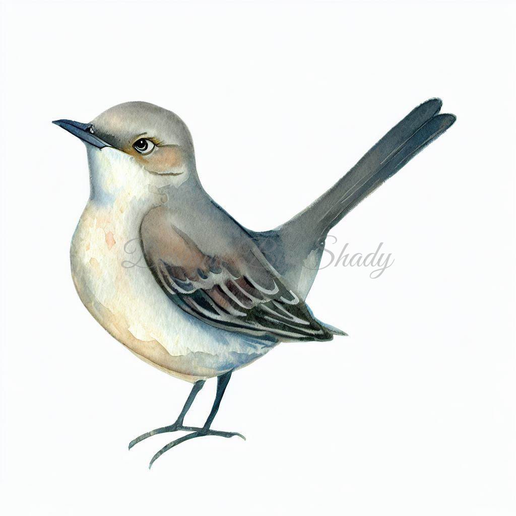 20 Mockingbird Clipart Pngs Stickers, Commercial Use Digital Download ...