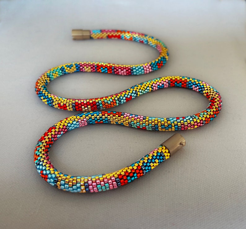 Bead Crochet Pattern PDF Pattern Beads Crochet Necklace - Etsy