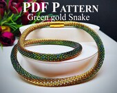 PDF Pattern Bead Crochet Necklace Seed Beads Necklace - Etsy
