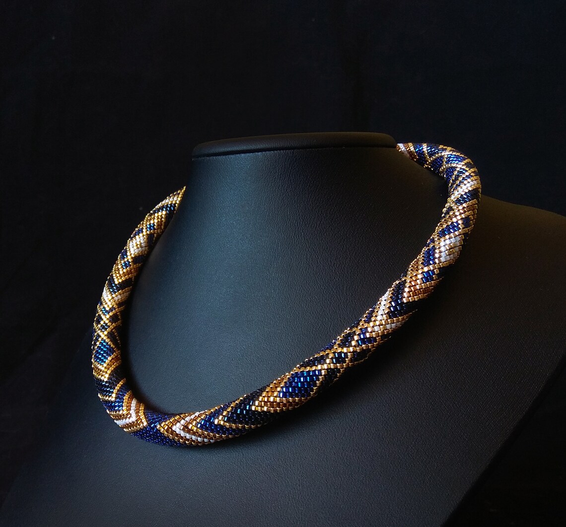 PDF Pattern for Bead Crochet Necklace Seed Beads Necklace - Etsy