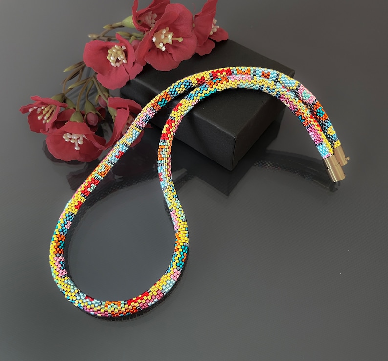 Bead Crochet Pattern PDF Pattern Beads Crochet Necklace - Etsy