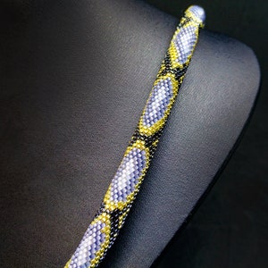 PDF Pattern Bead Crochet Necklace, Seed Beads Necklace Pattern, Rope ...