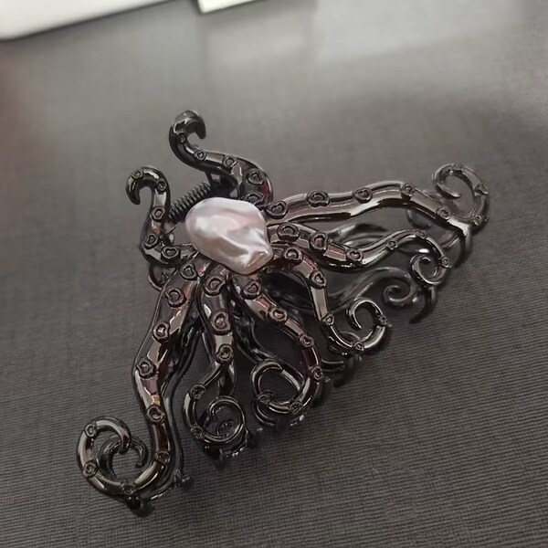 Octopus Hair Clip - Etsy