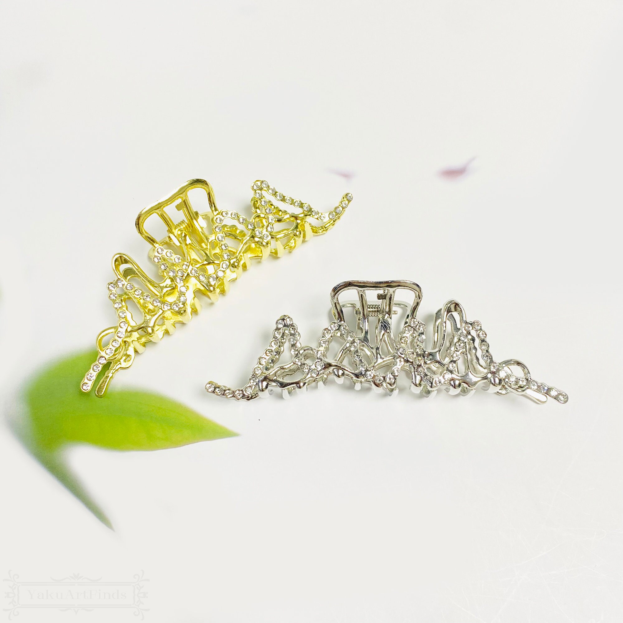 Metal Liquid Hair Claw,hair Clawfor Thick Hair,minimal Hair Clip ...