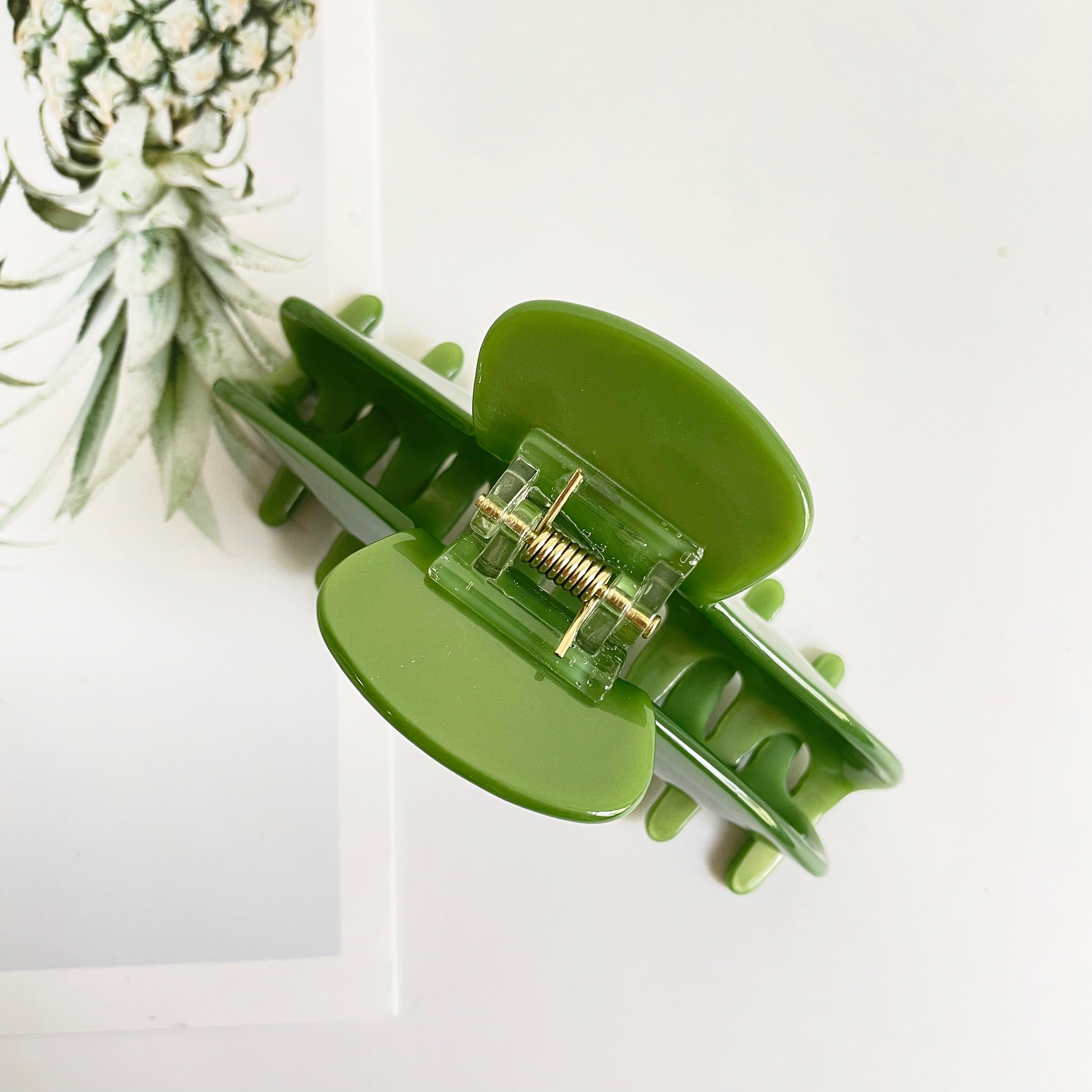 Blackish Green Hair Clip for Women Strong Hair Claw for Girl - Etsy