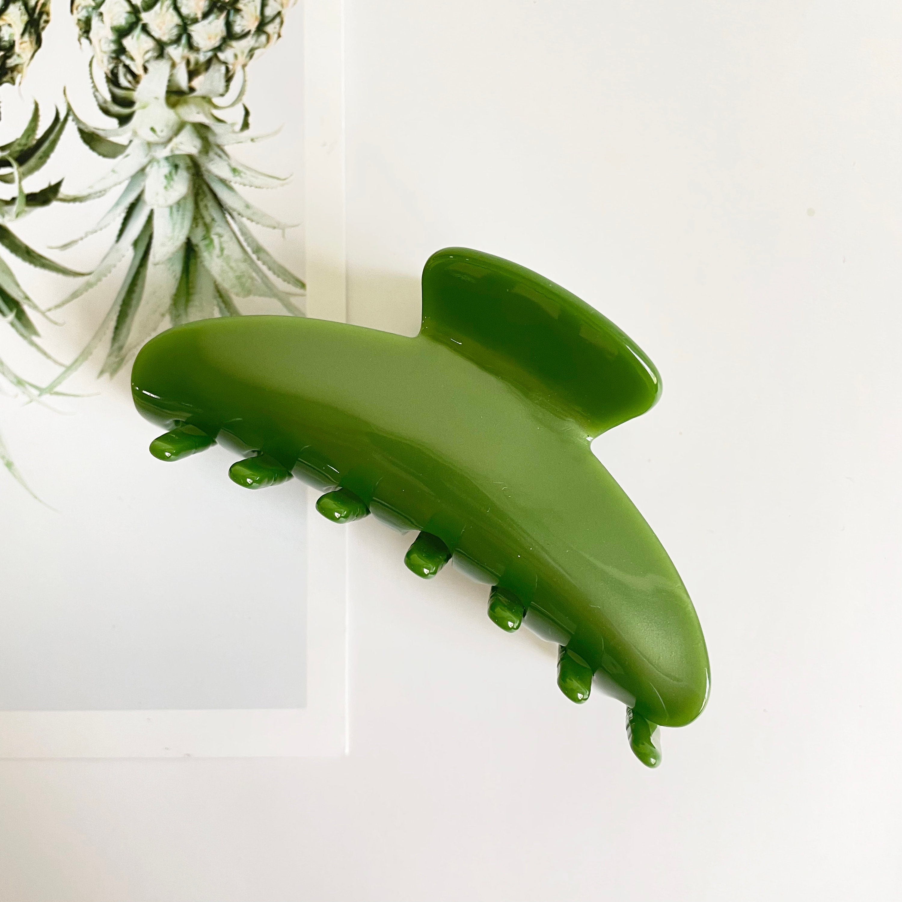 Blackish Green Hair Clip for Women Strong Hair Claw for Girl - Etsy