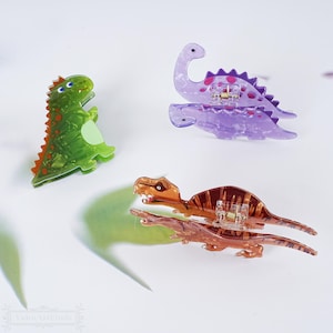 Cute Dinosaur Hair Claw Clips,realistic Animal Hair Clips,tyrannosaurus ...