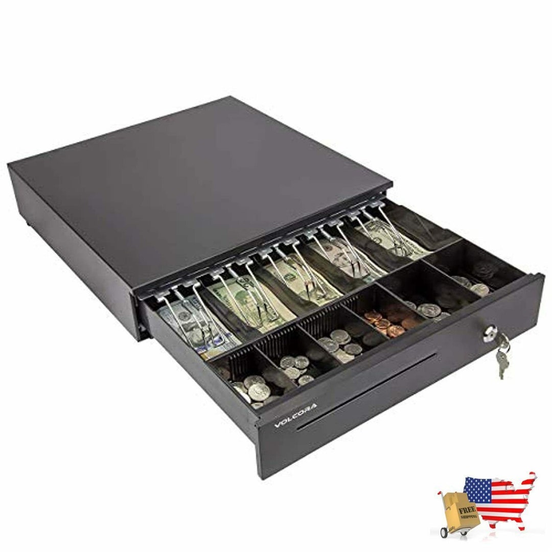Cash Register Drawer for Point of Sale POS System With Removable Coin ...