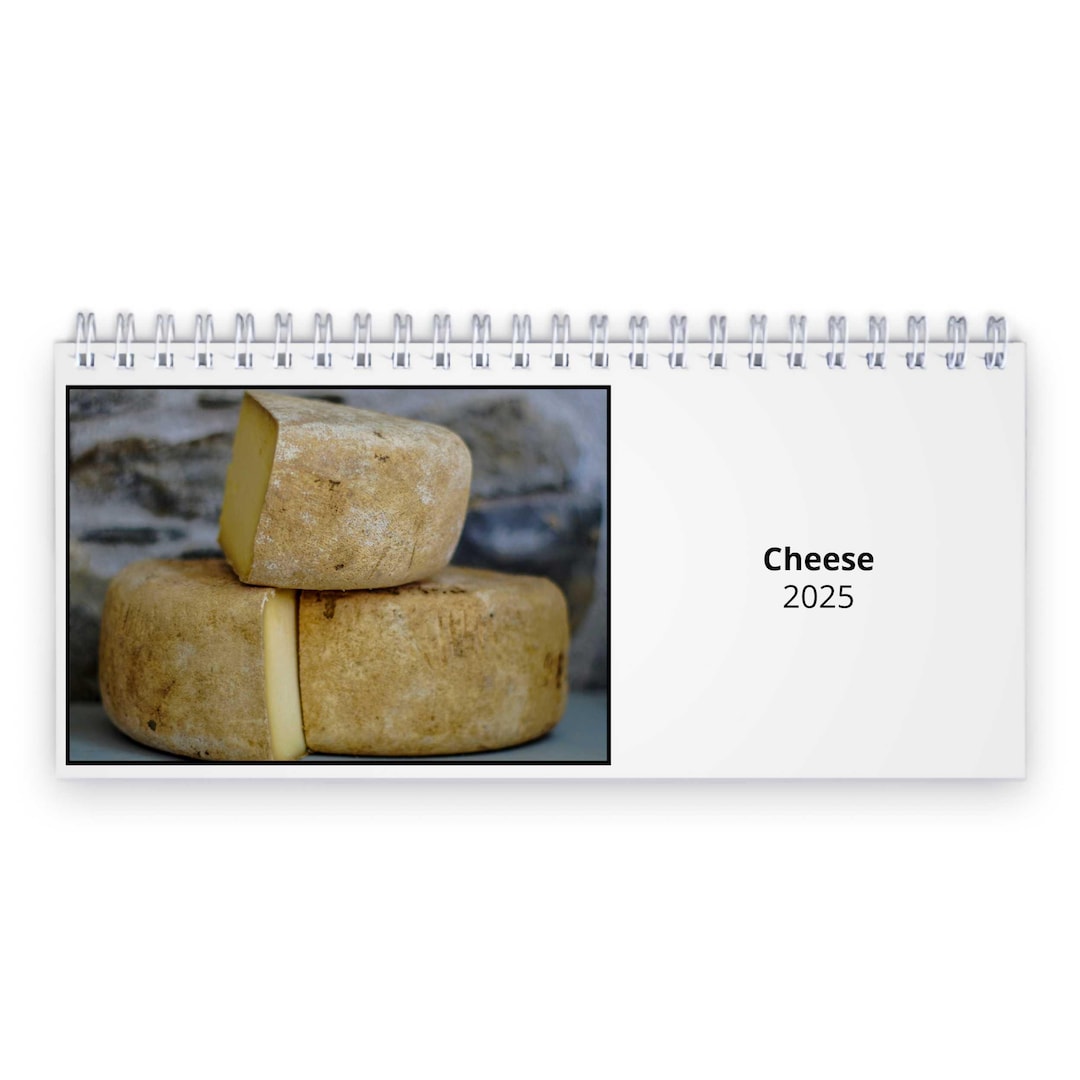 Cheese 2025 Desk Calendar ID:D25017 - Etsy