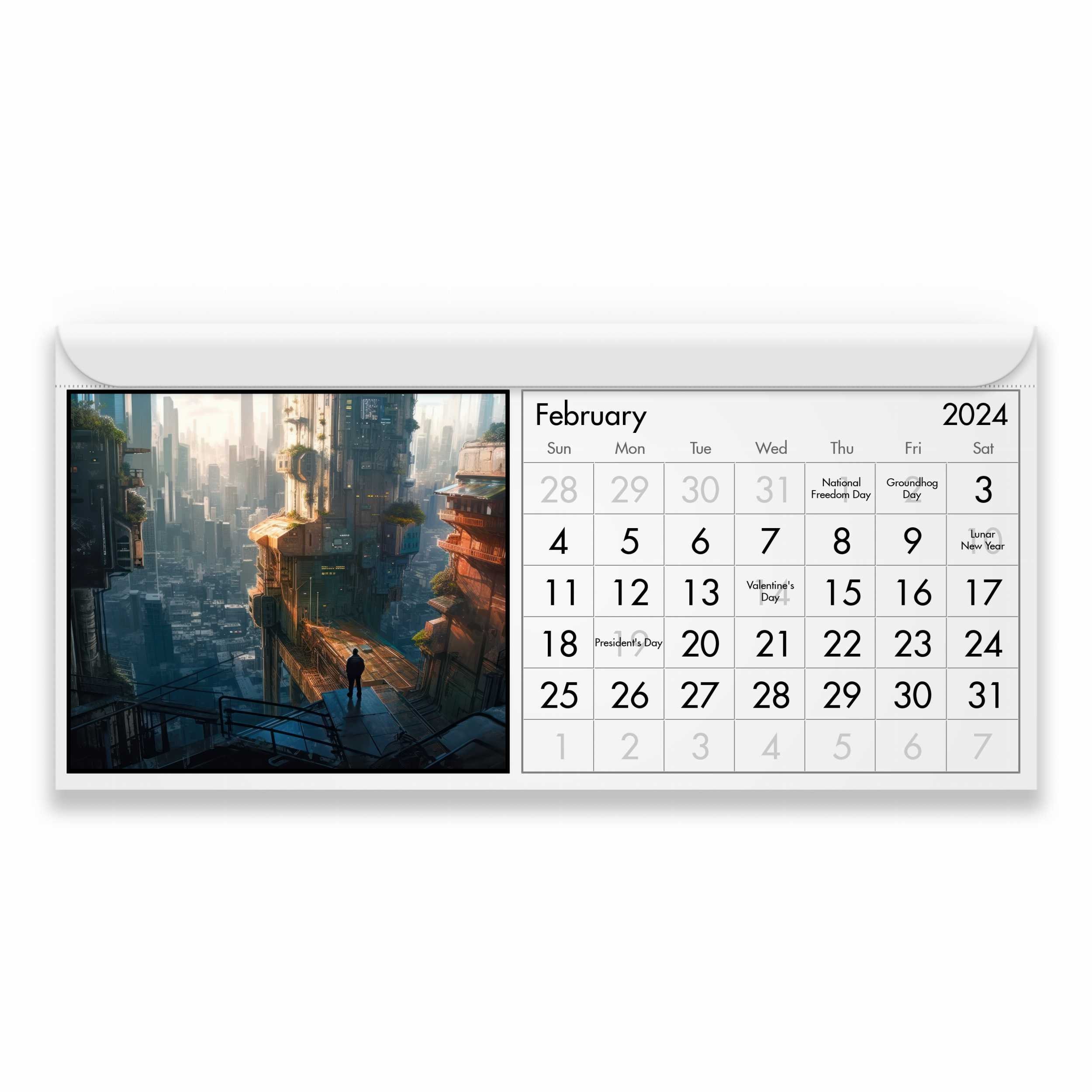 Cyberpunk 2024 Magnetic Calendar ID:M24094 - Etsy Canada