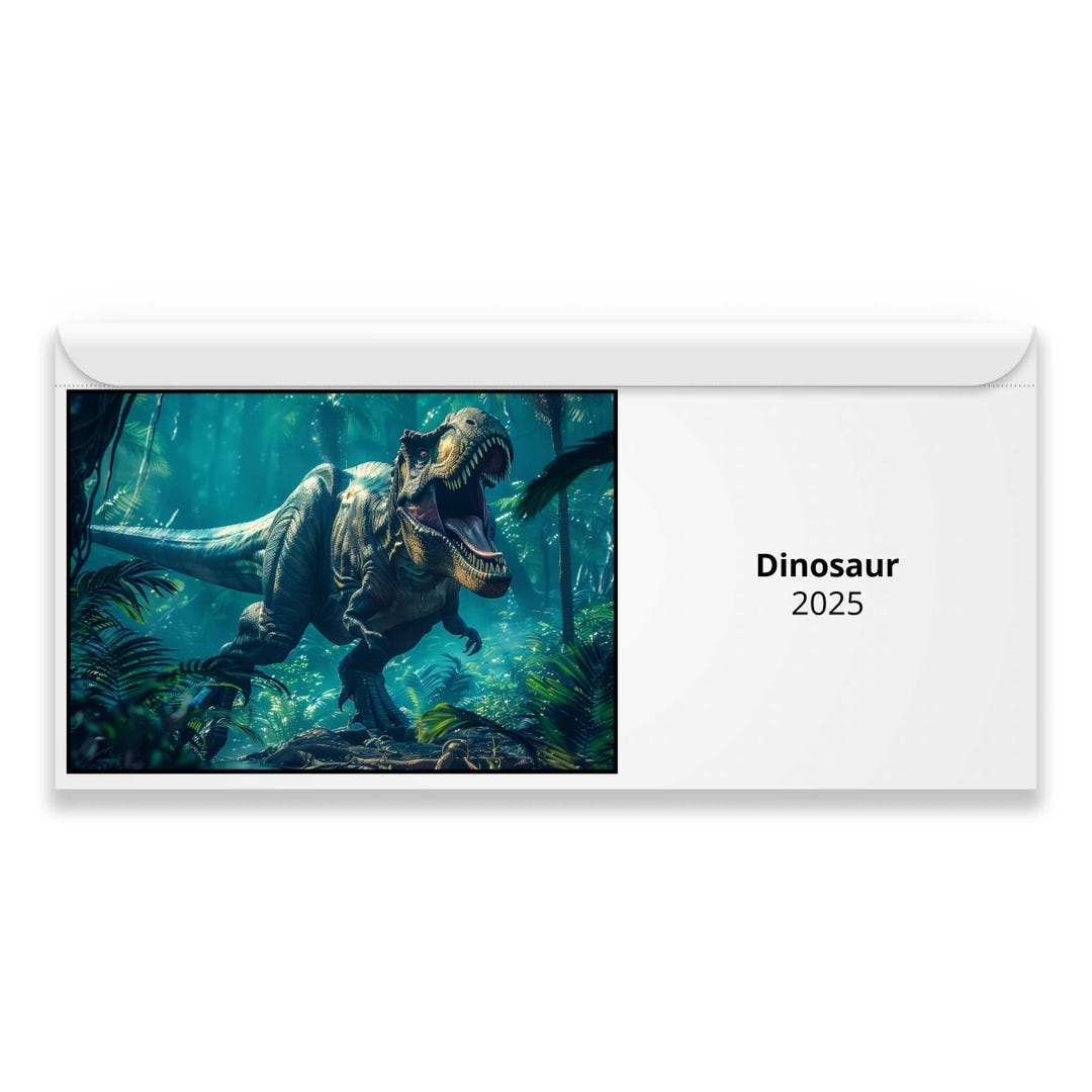 Dinosaur 2025 Magnetic Calendar ID:M25056 - Etsy