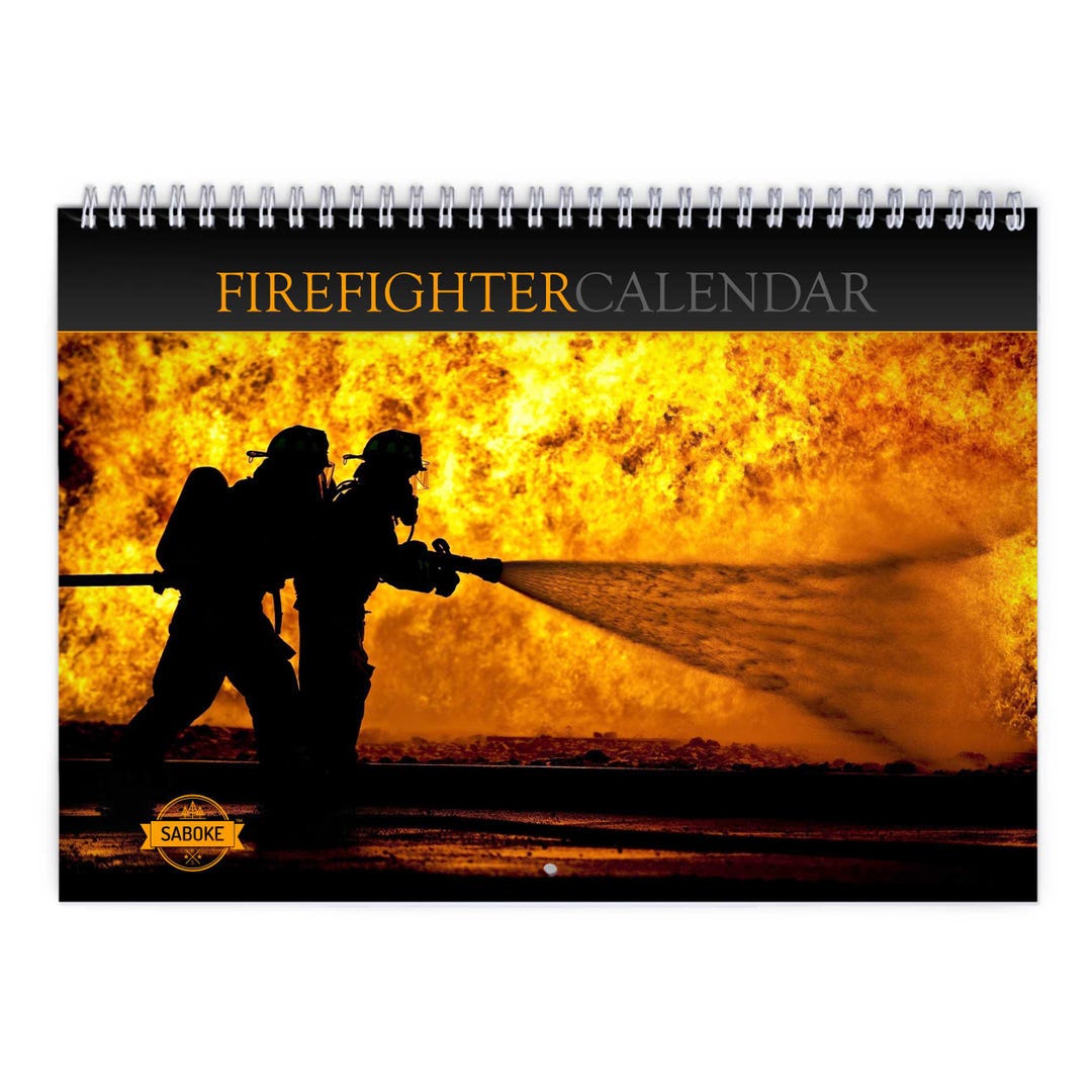 Firefighter 2025 Wall Calendar ID:W25078 - Etsy