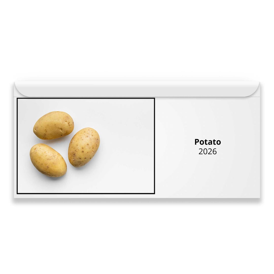 Potato 2026 Magnetic Calendar ID:M26113 - Etsy